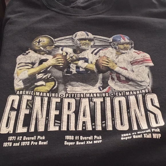 Reebok | Shirts | Reebok Archie Manning Tshirt | Poshmark